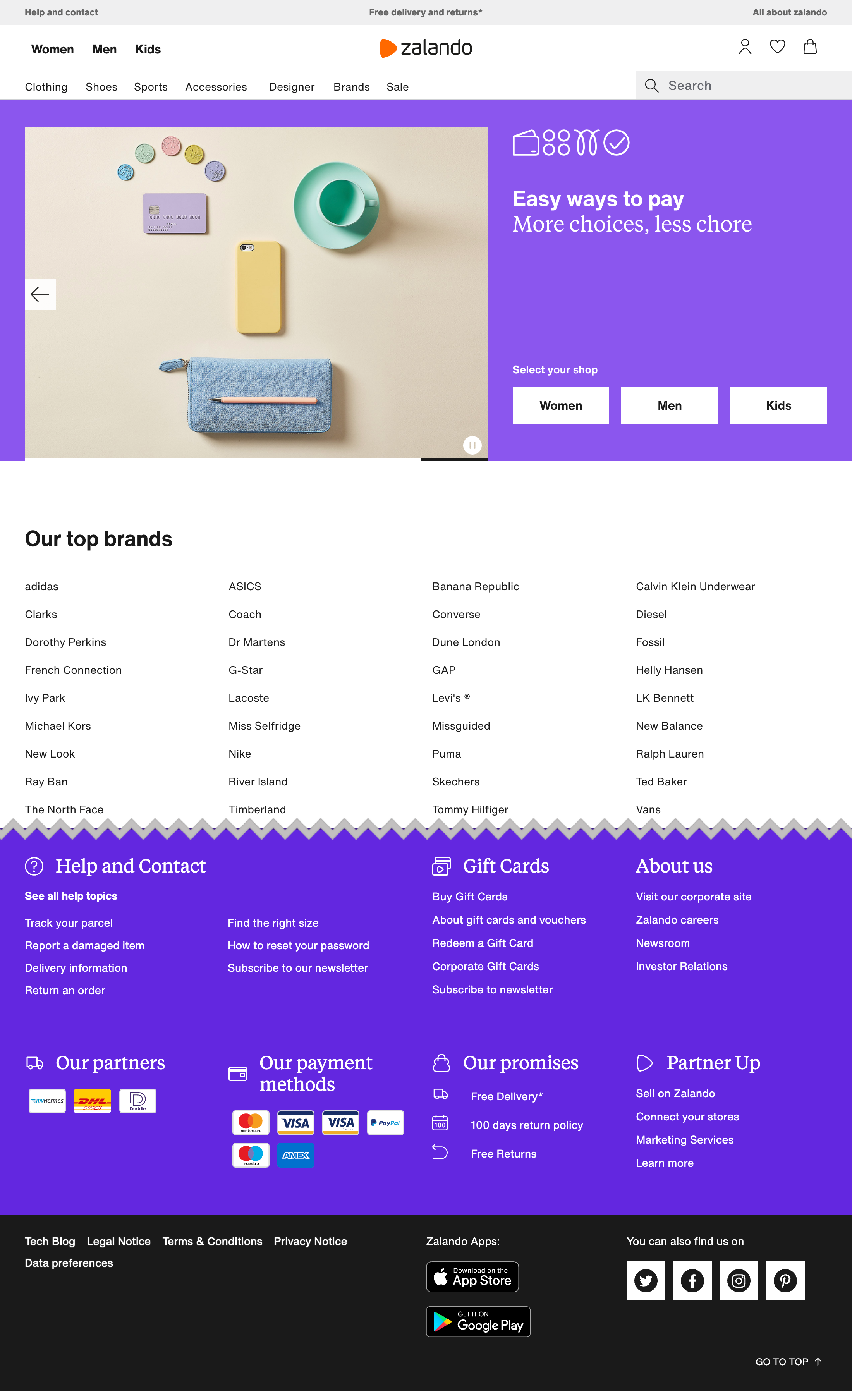 Zalando’s E-Commerce UX Case Study – Baymard Institute