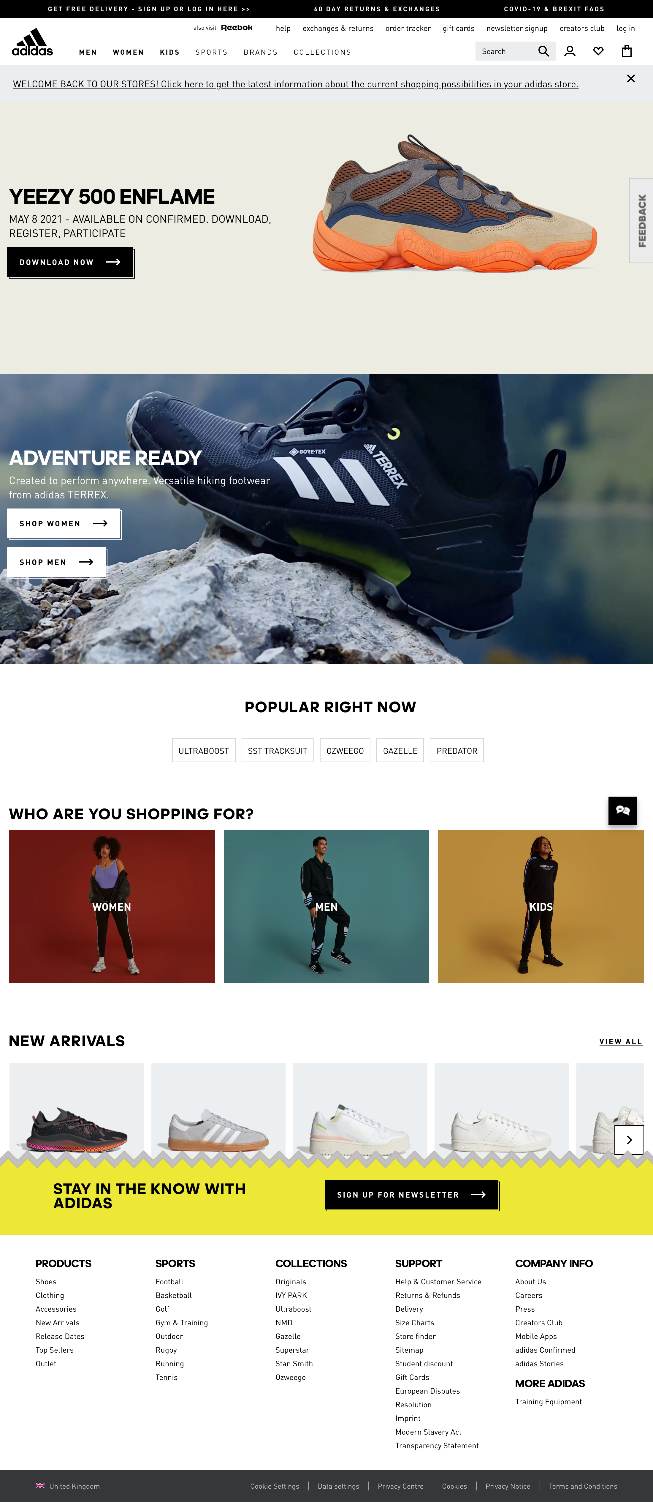 Adidas’ E-Commerce UX Case Study – Baymard Institute