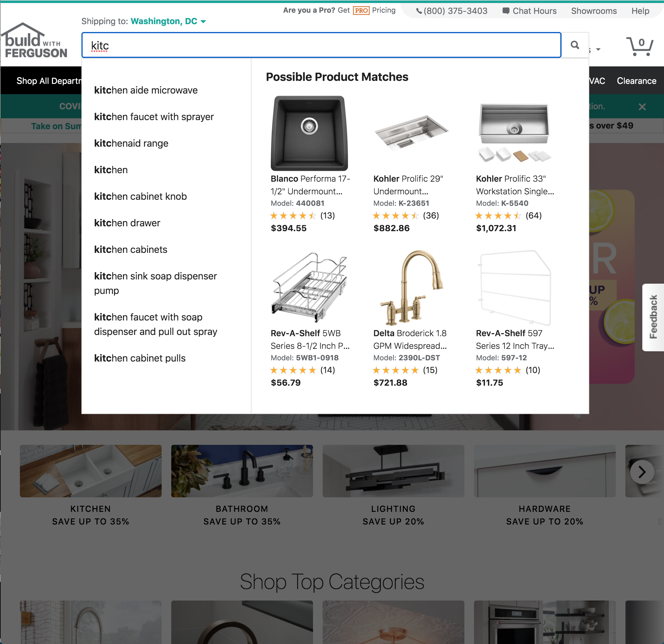 446 ‘Autocomplete Suggestions’ Design Examples – Baymard Institute