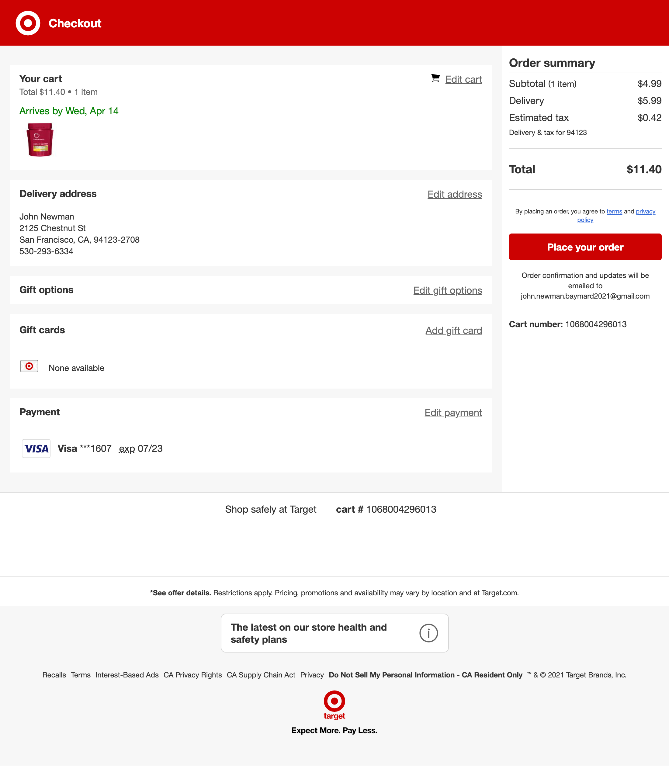 444 ‘Review Order’ Design Examples – Baymard Institute