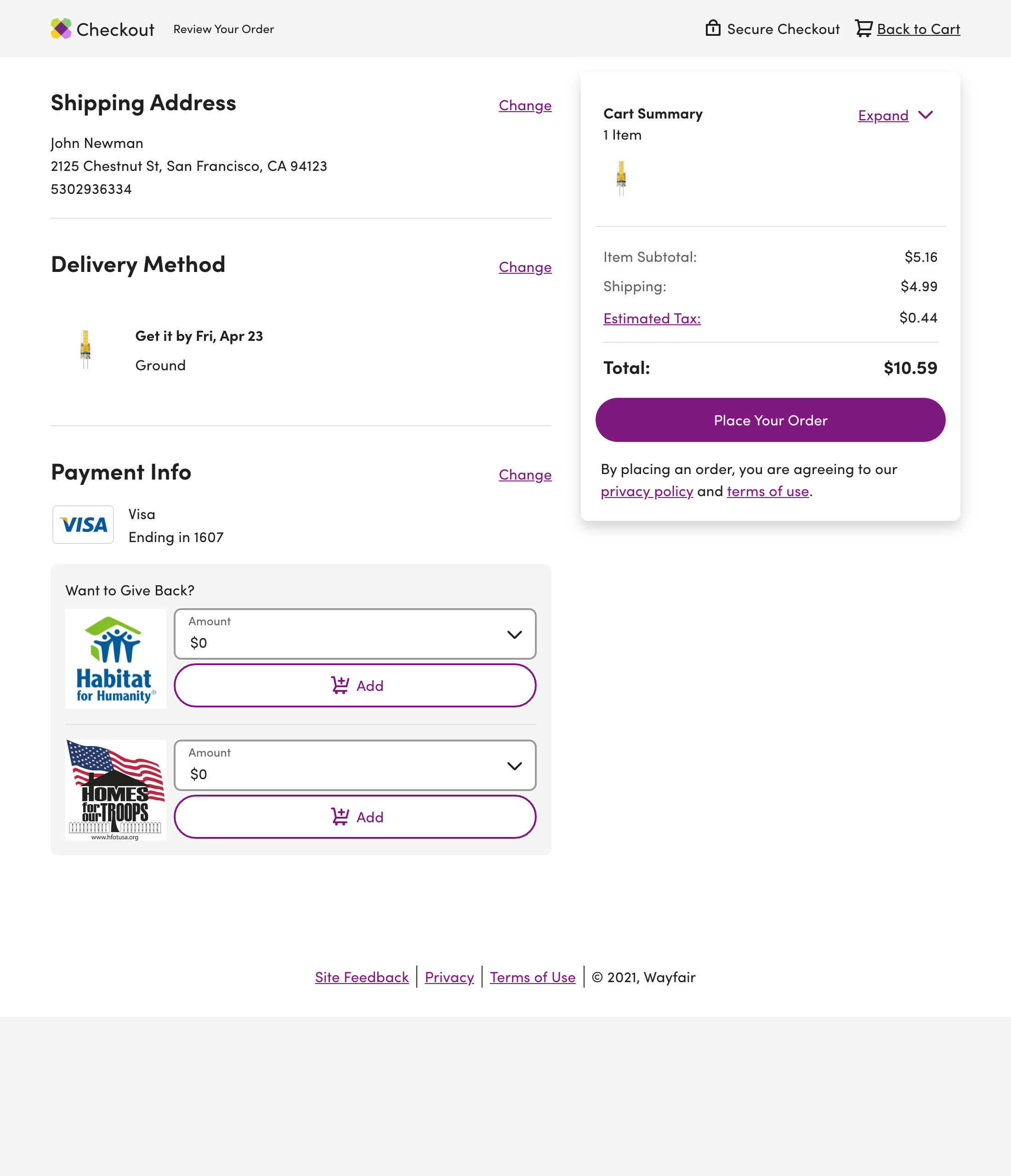 444 ‘Review Order’ Design Examples – Baymard Institute