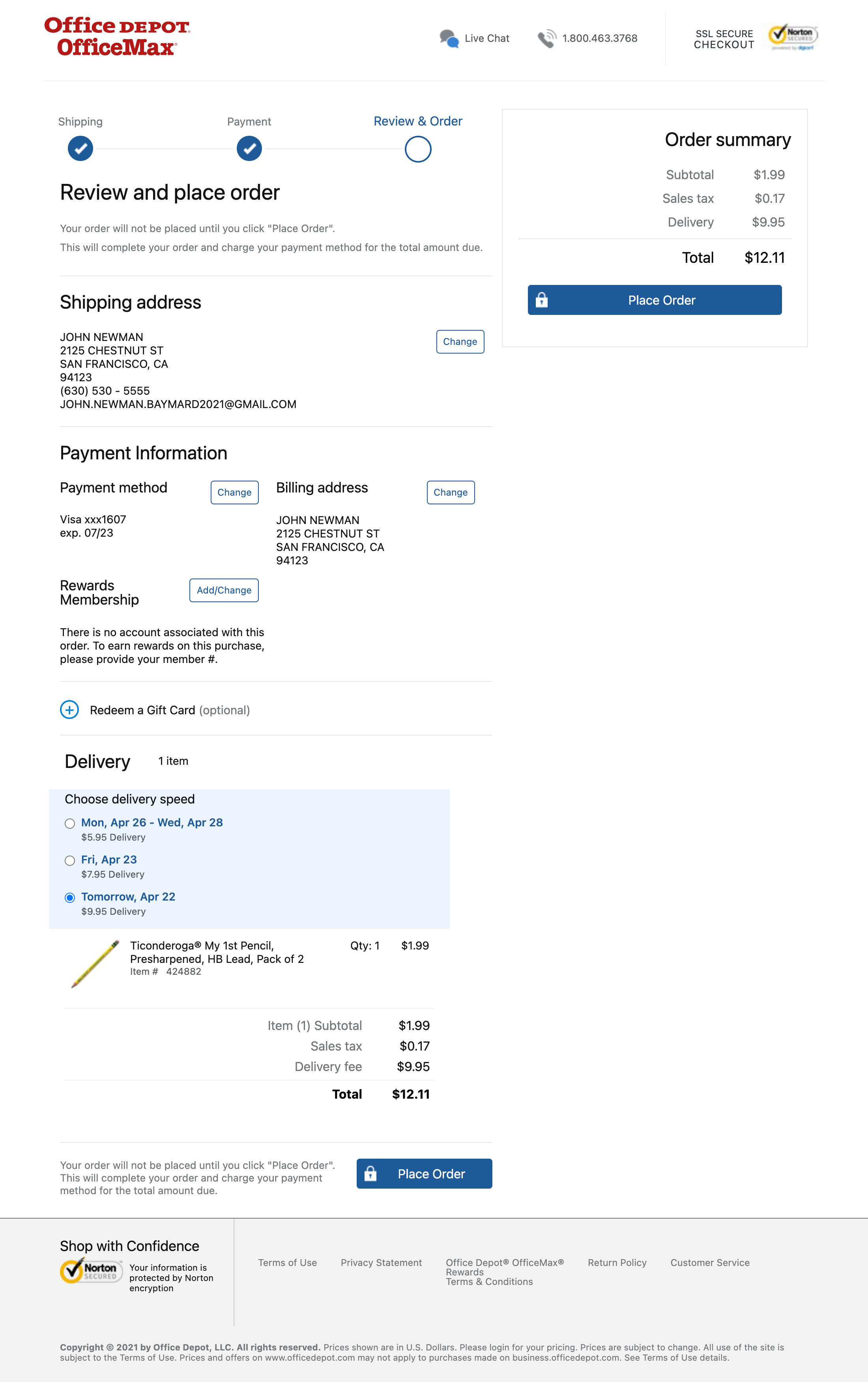 444 ‘Review Order’ Design Examples – Baymard Institute