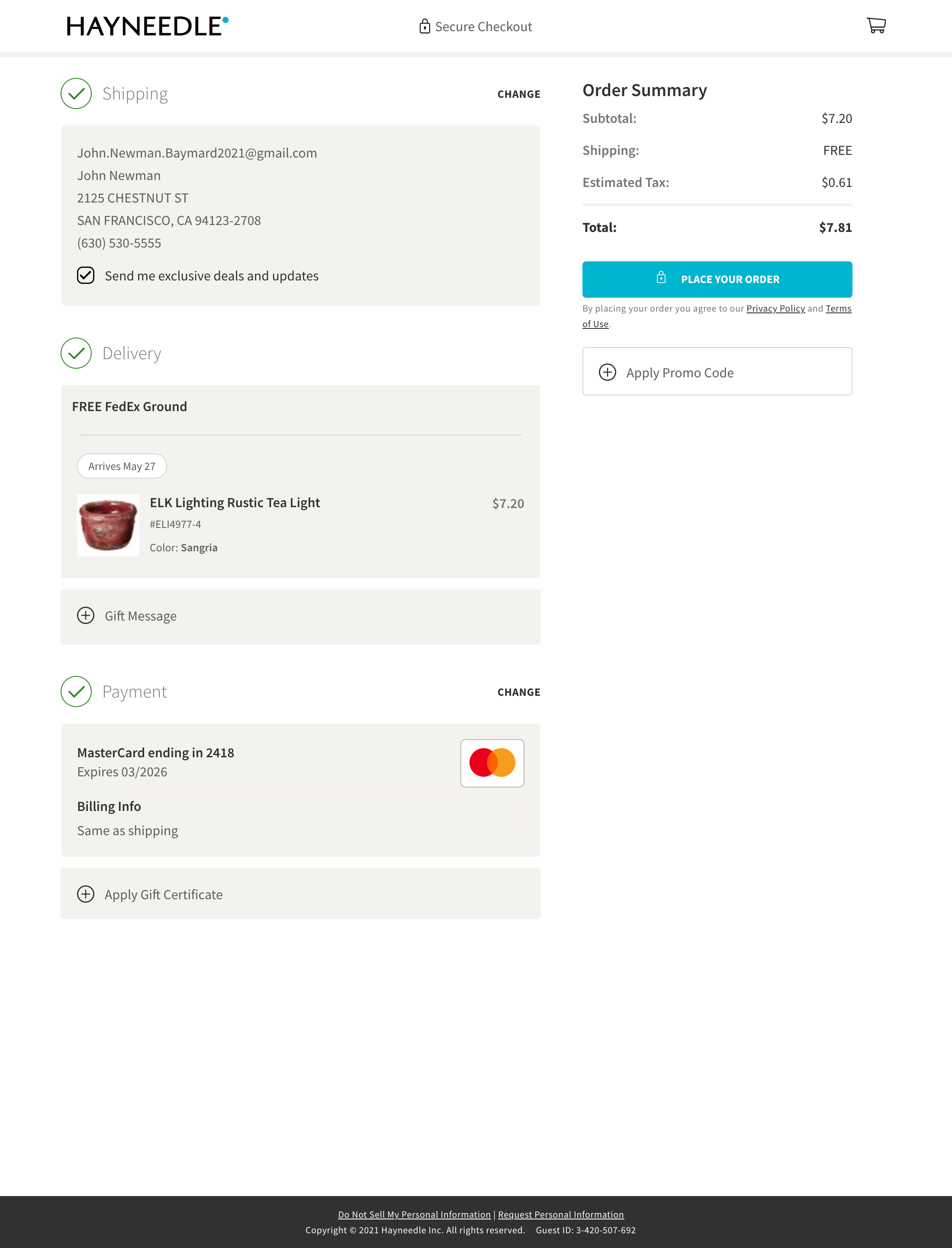 480 ‘Review Order’ Design Examples – Baymard Institute