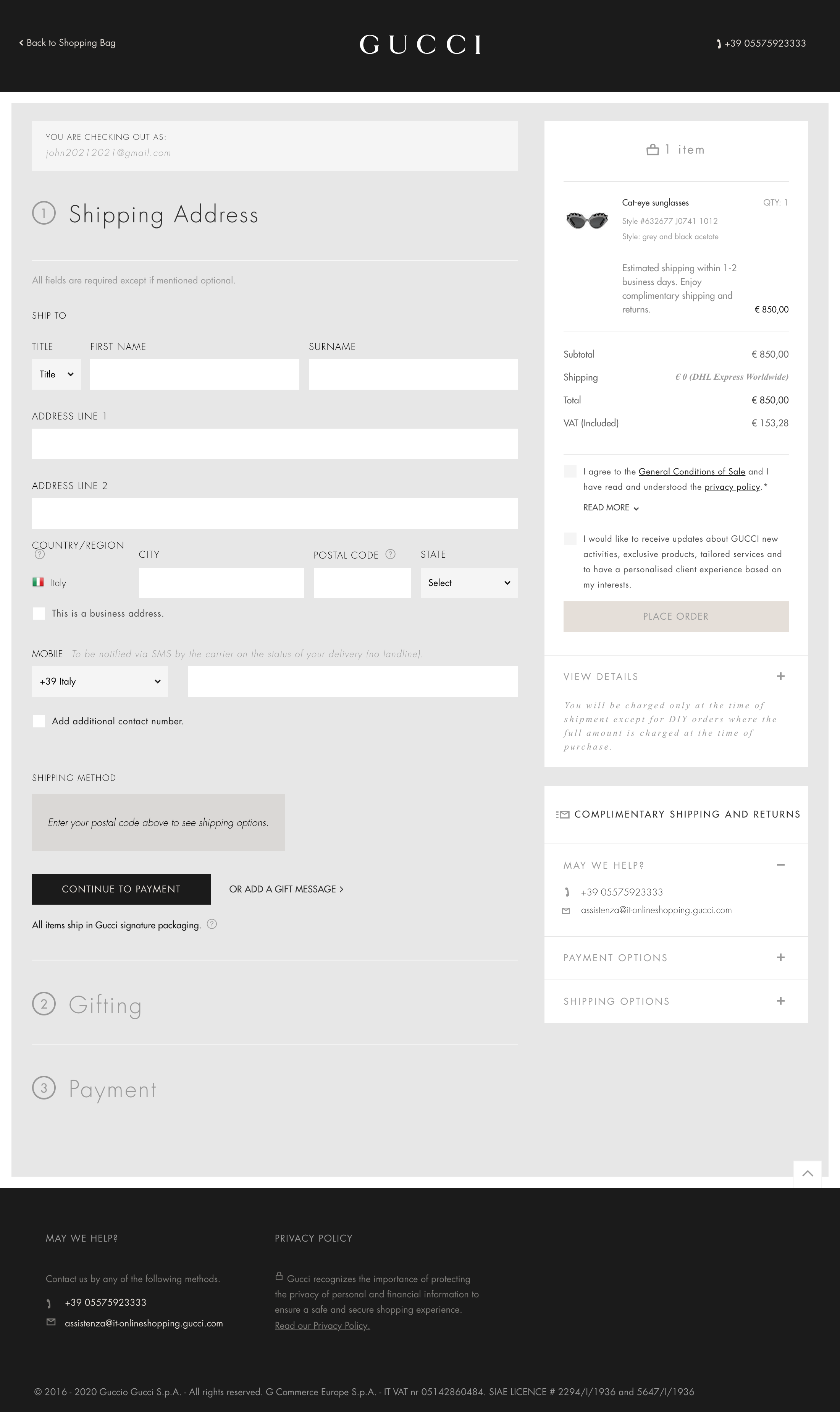 Gucci’s E-Commerce UX Case Study – Baymard Institute