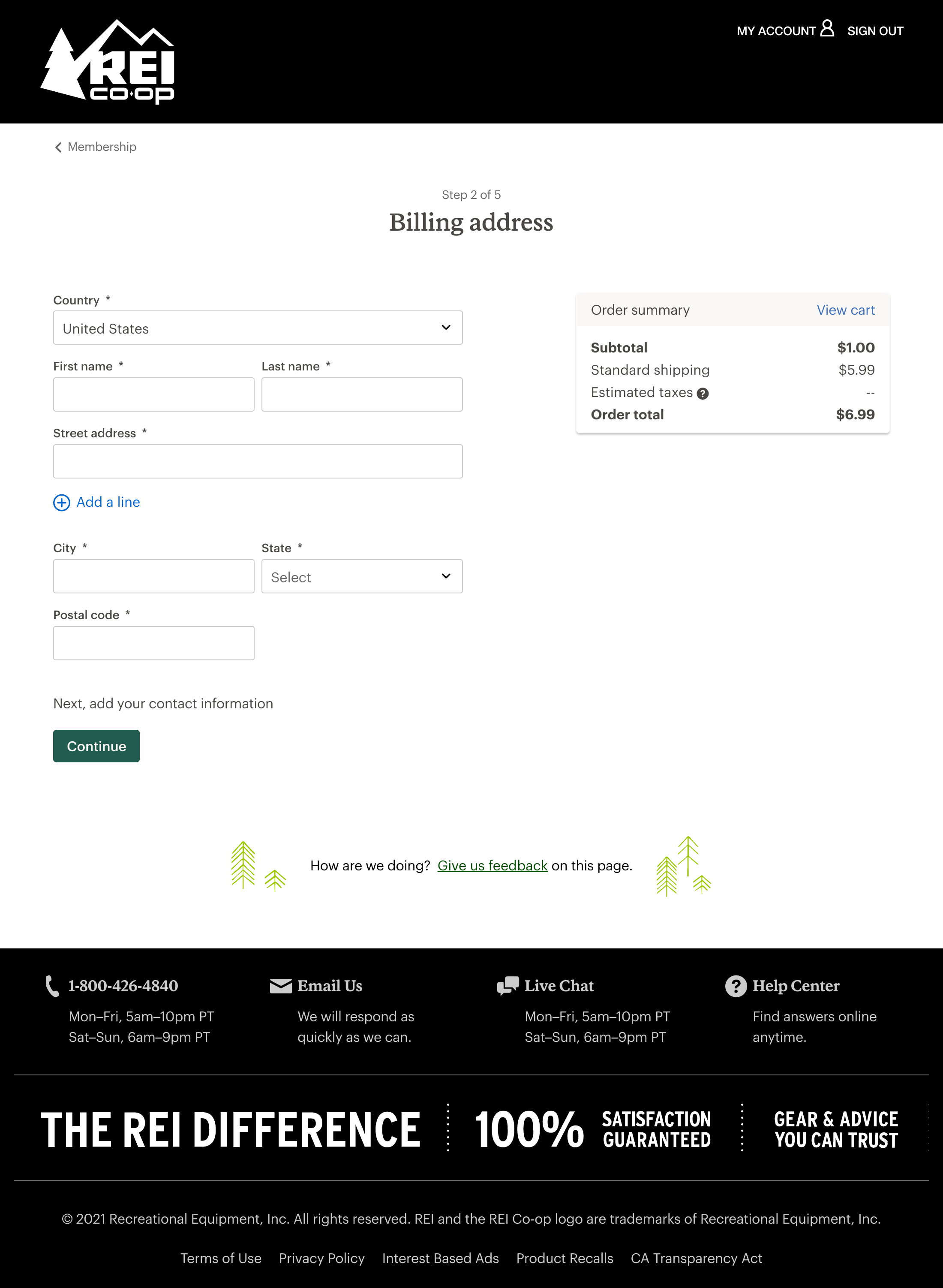 482 ‘Billing Address’ Design Examples – Baymard Institute