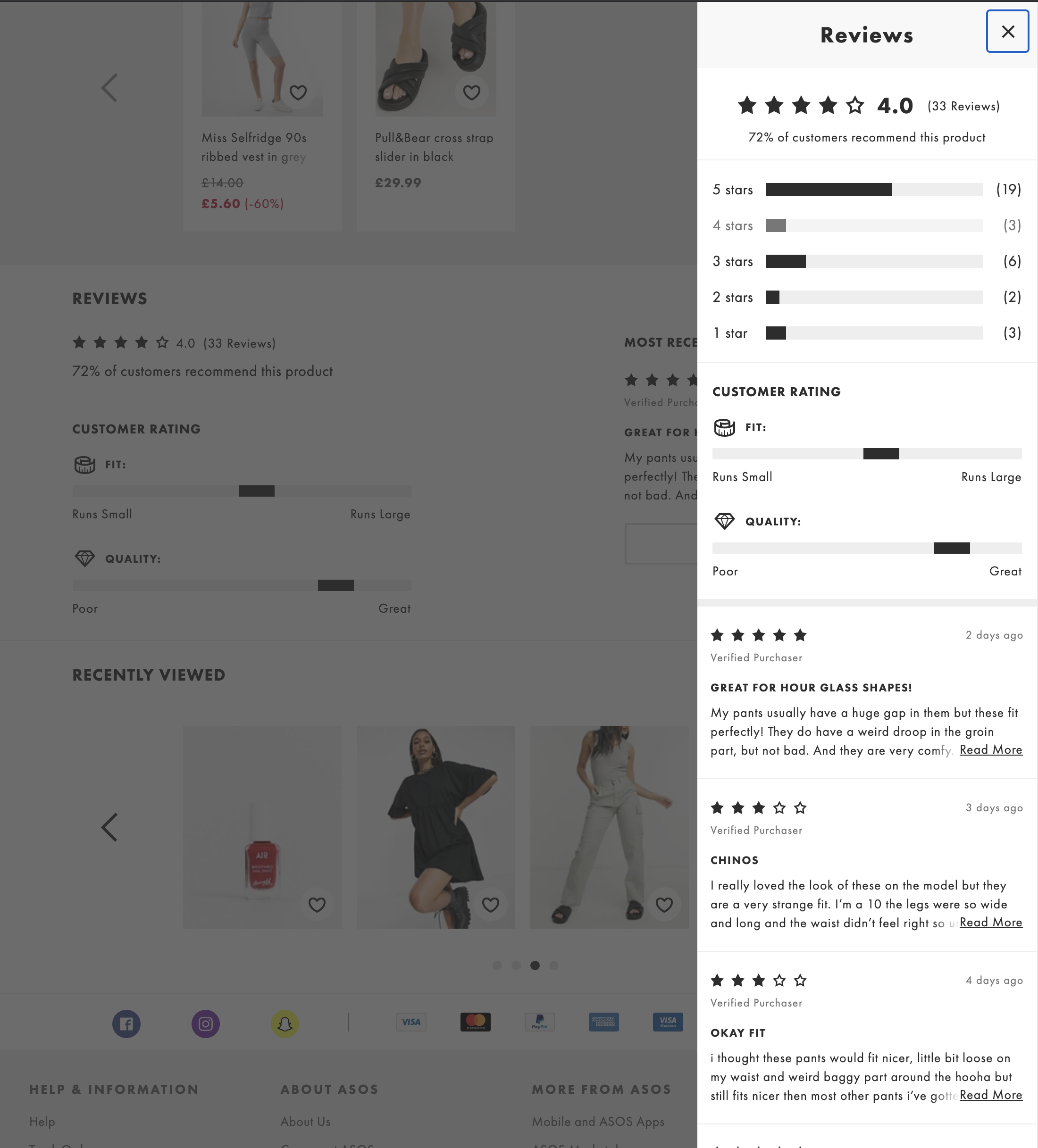 ASOS’ E-Commerce UX Case Study – Baymard Institute