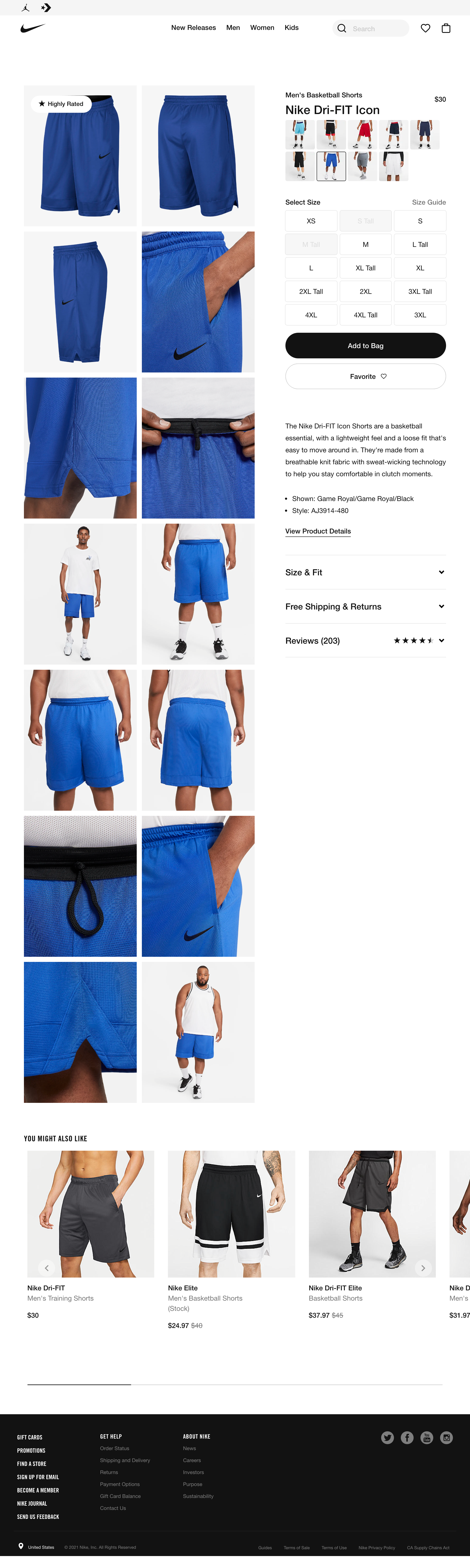 Nike’s E-Commerce UX Case Study – Baymard Institute