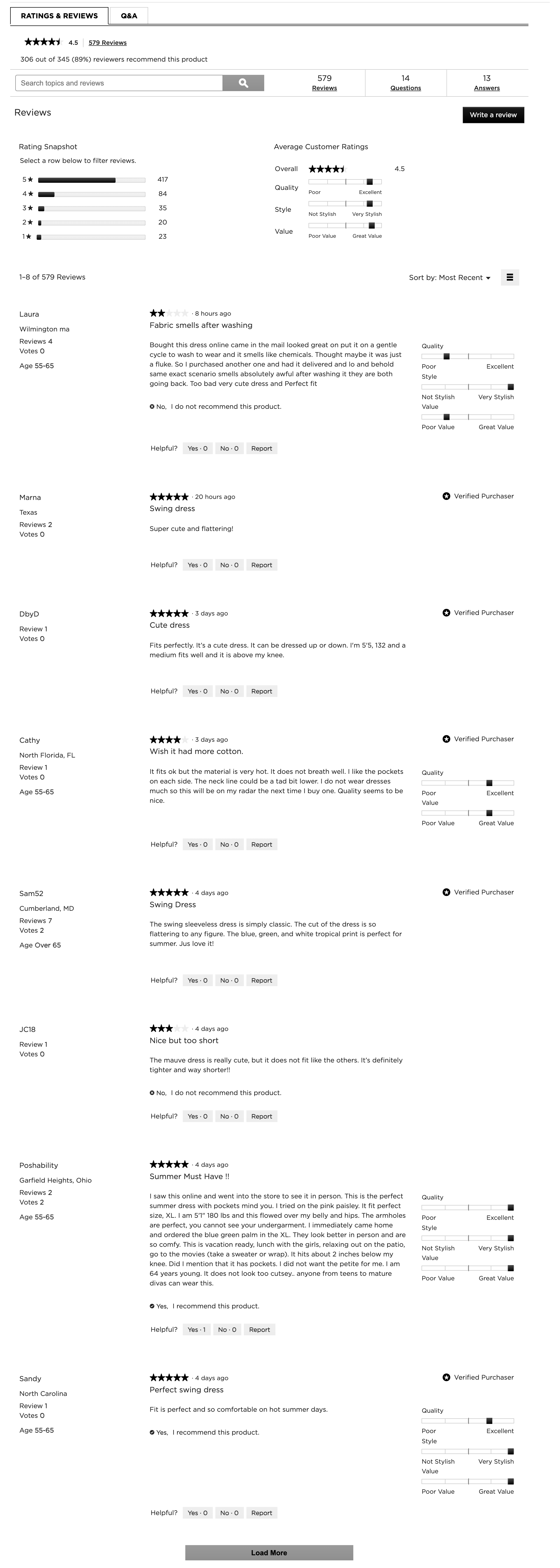 267 ‘User Reviews Section’ Design Examples – Baymard Institute