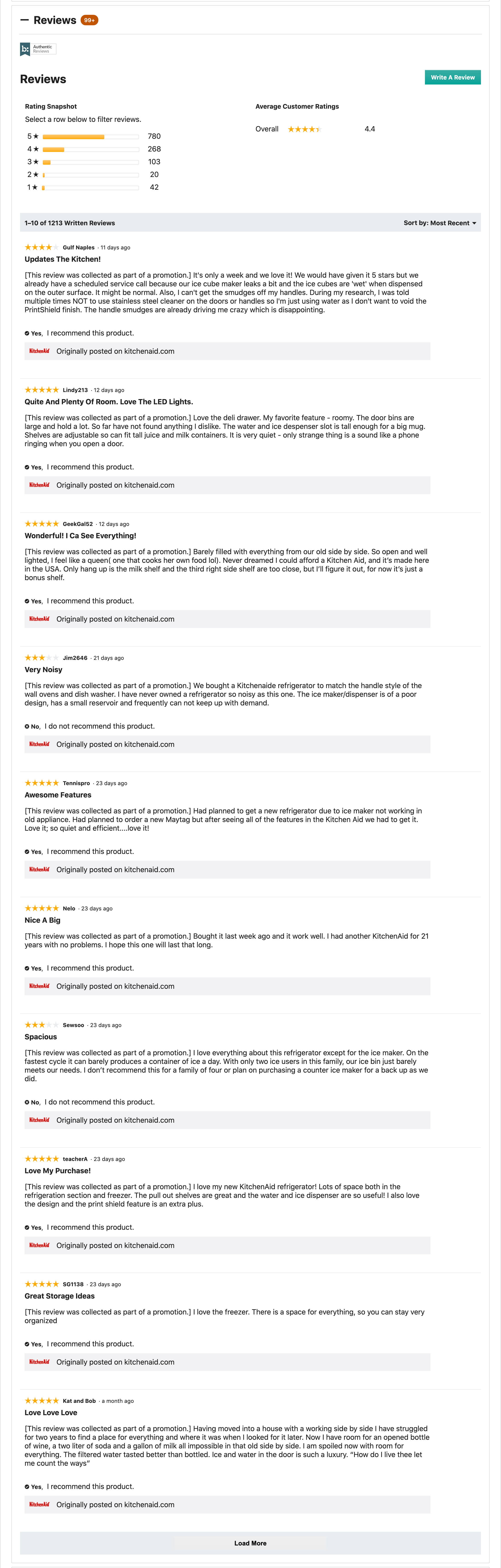267 ‘User Reviews Section’ Design Examples – Baymard Institute