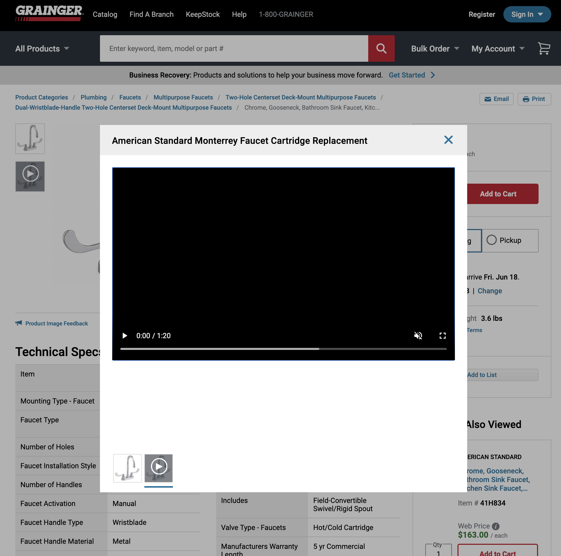 Grainger’s E-Commerce UX Case Study – Baymard Institute