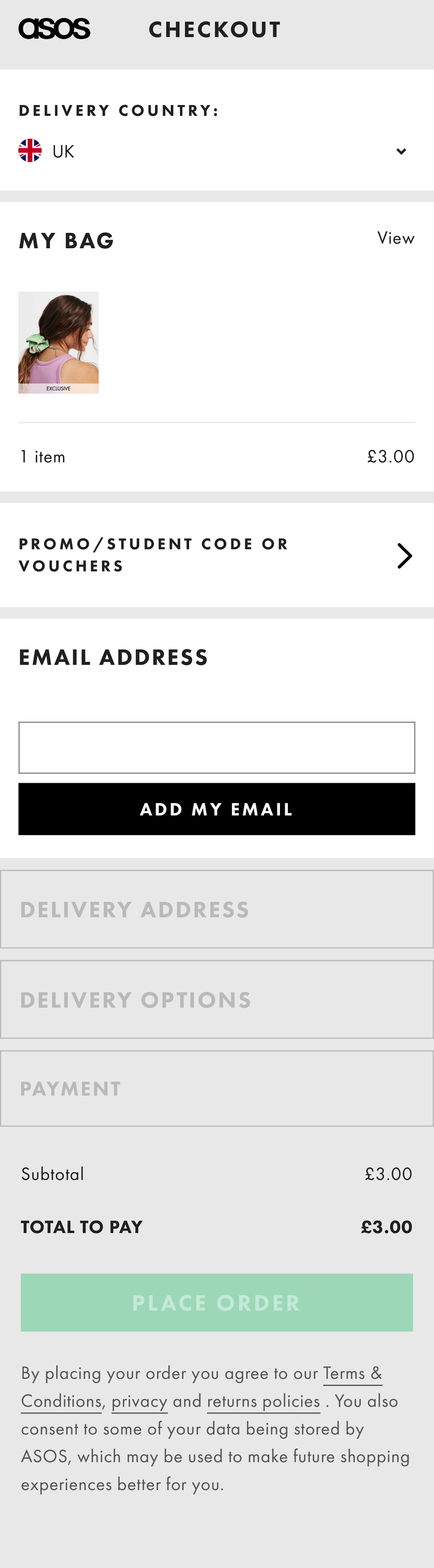 234 Mobile ‘Shipping Address’ Examples – Baymard Institute