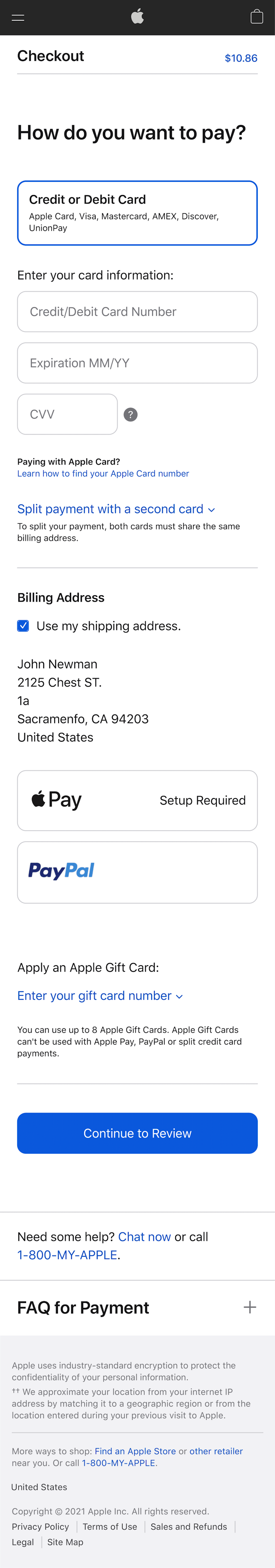 Apple s Mobile Billing Address 120 Of 496 Billing Address Examples Apple s Mobile Billing Address 120 Of 496 Billing Address Examples