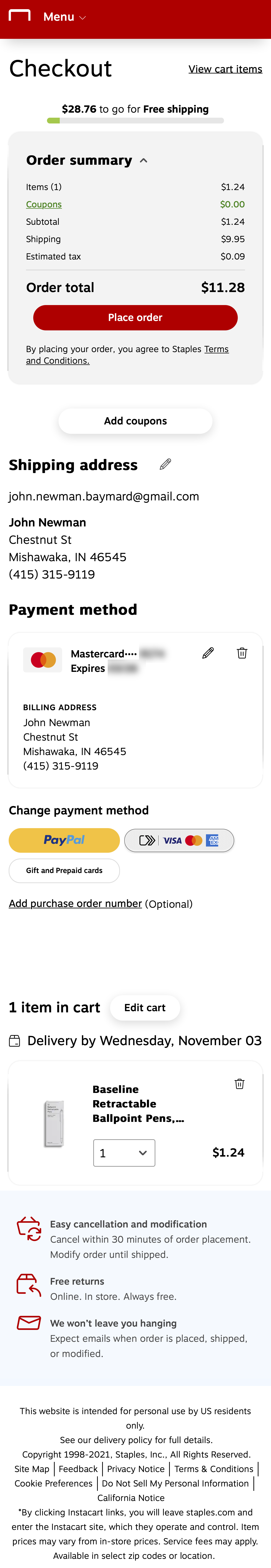 480 ‘Review Order’ Design Examples – Baymard Institute
