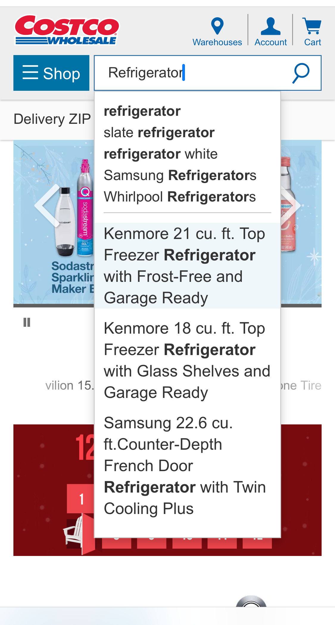 Costco’s Mobile Autocomplete Suggestions – 315 of 760 Autocomplete ...
