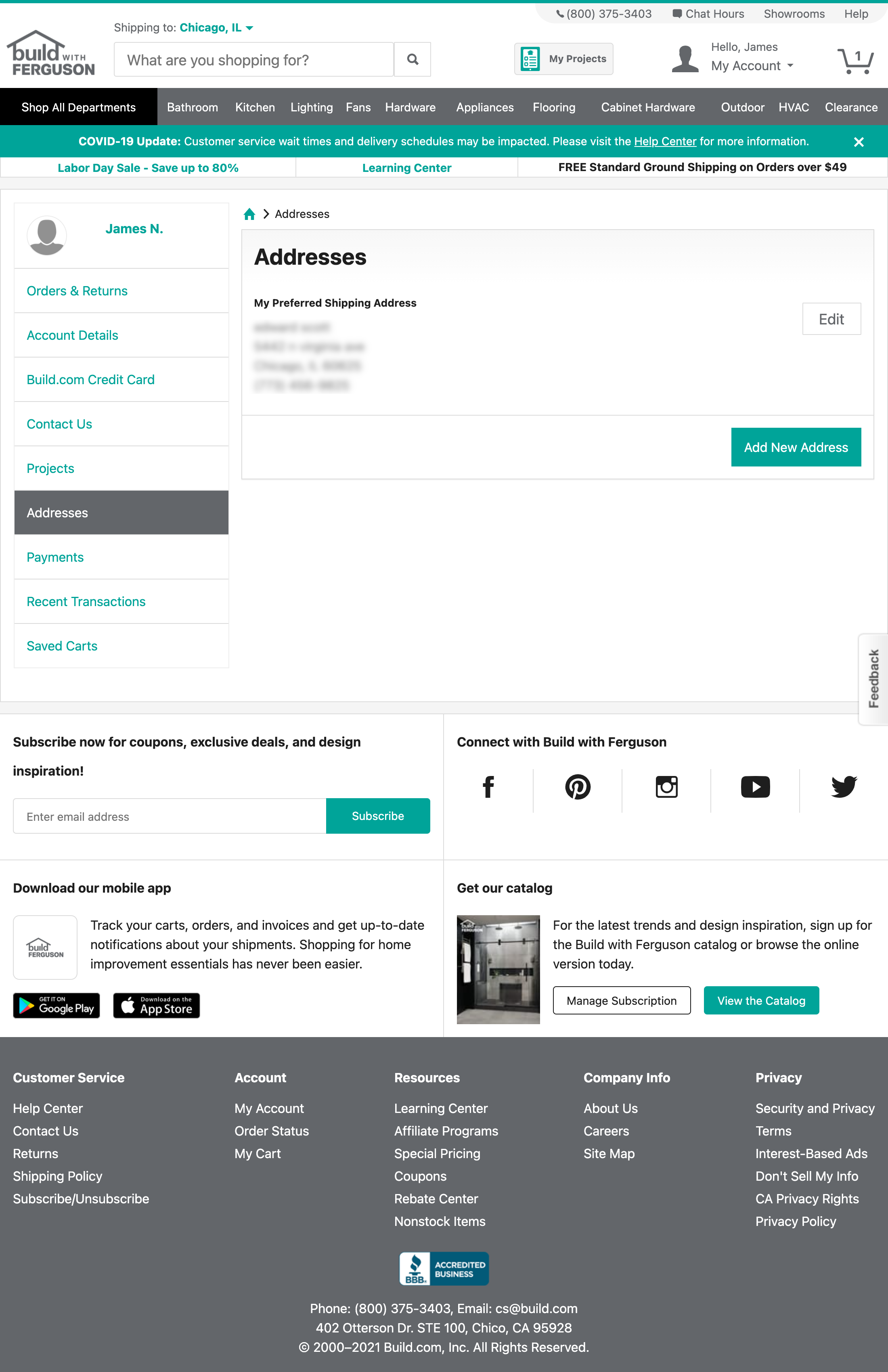 178 ‘Address Book’ Design Examples – Baymard Institute