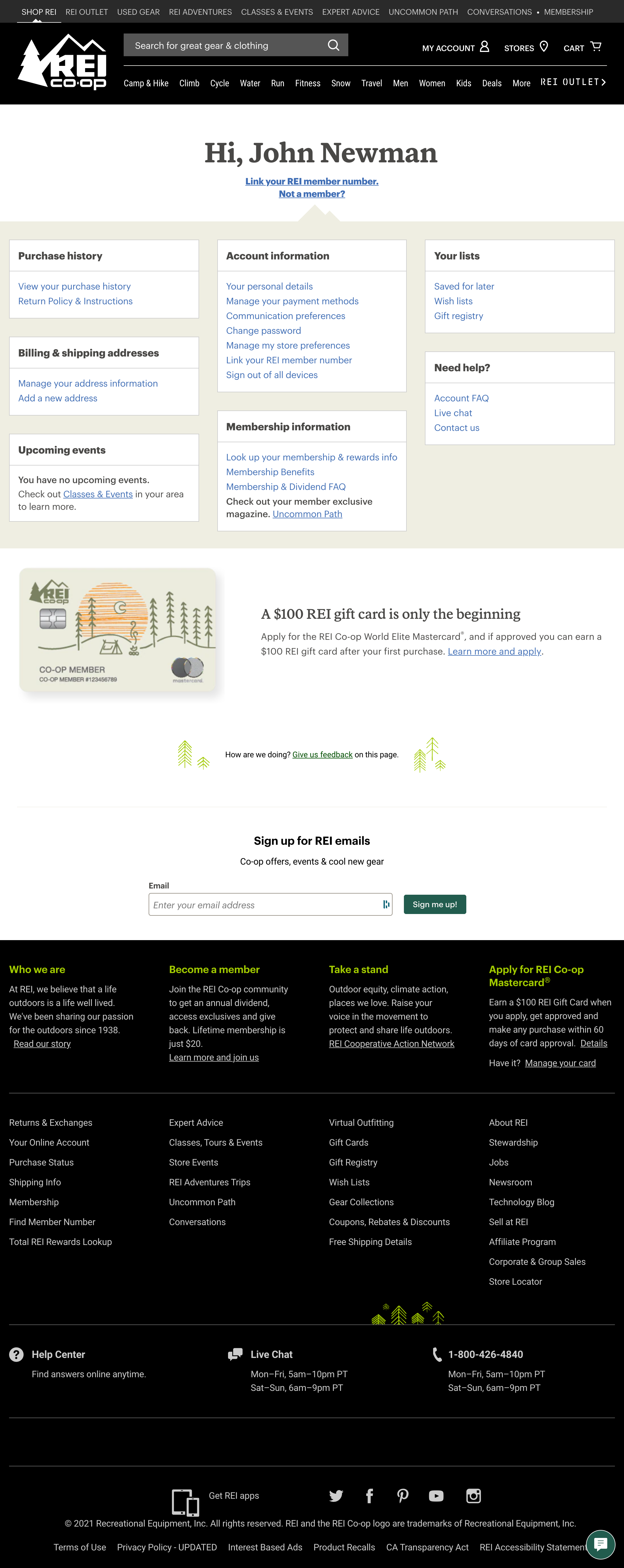 186 ‘Account Dashboard’ Design Examples – Baymard Institute