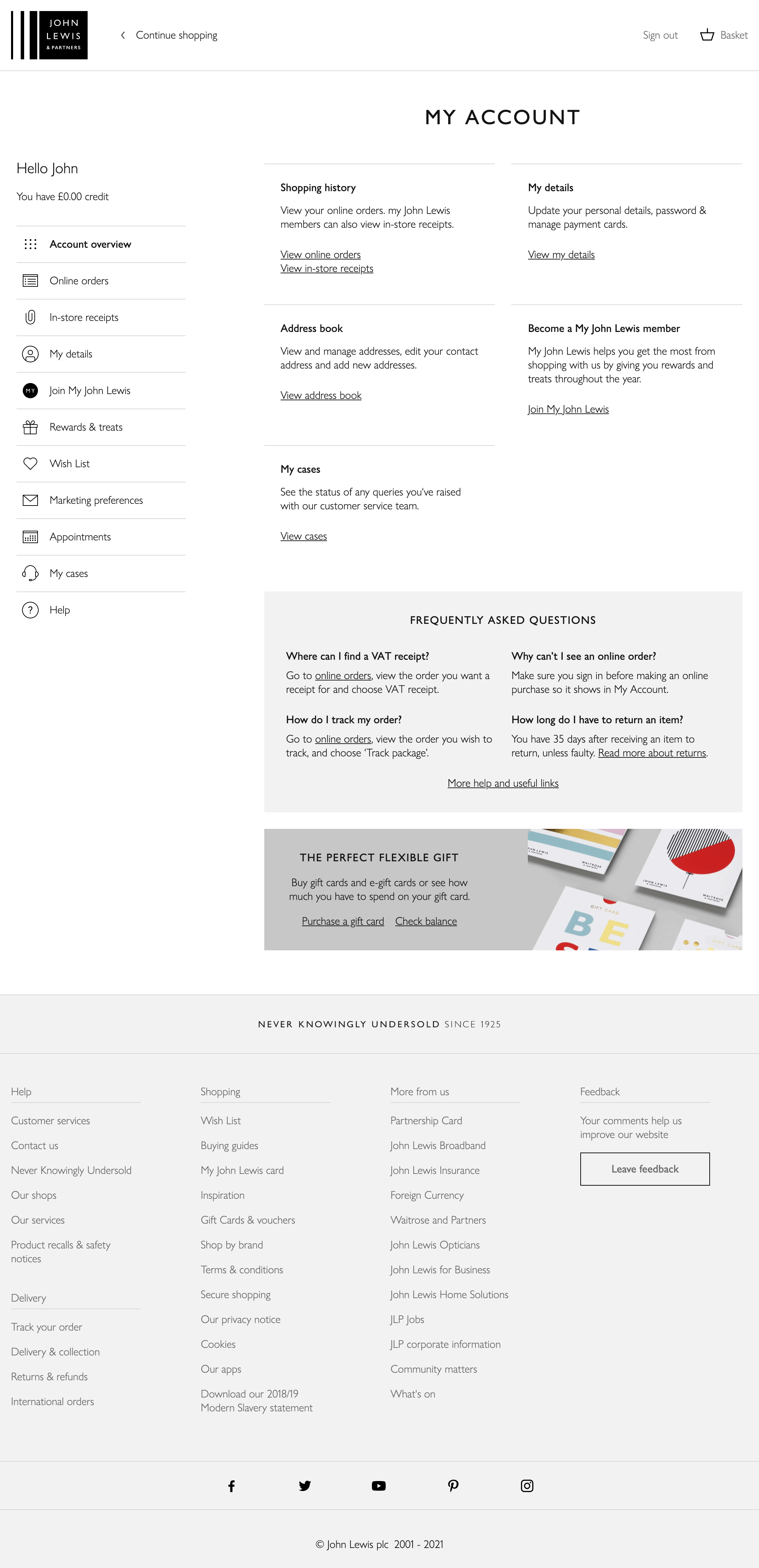233 ‘Account Dashboard’ Design Examples – Baymard Institute