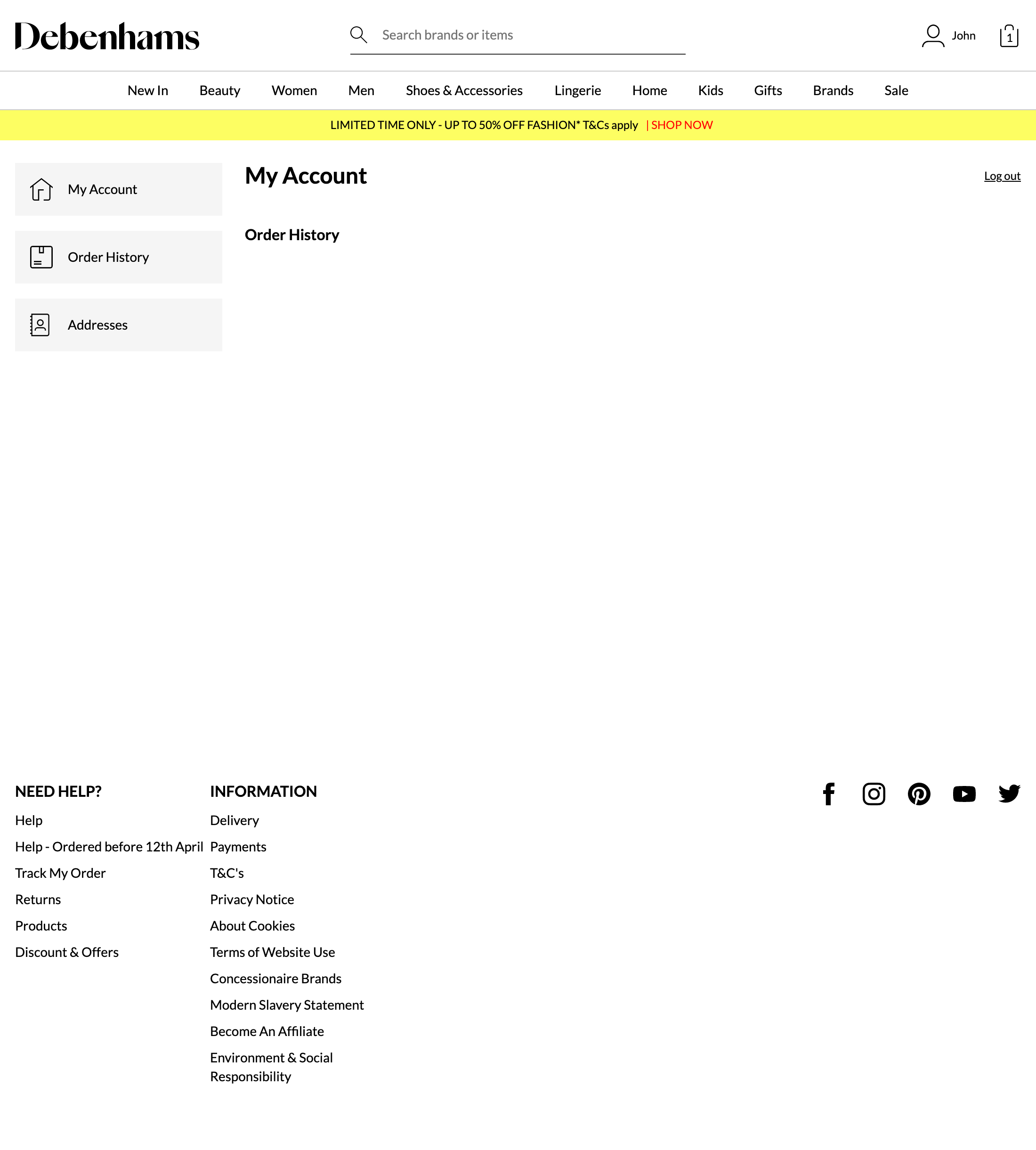 214 ‘Account Dashboard’ Design Examples – Baymard Institute