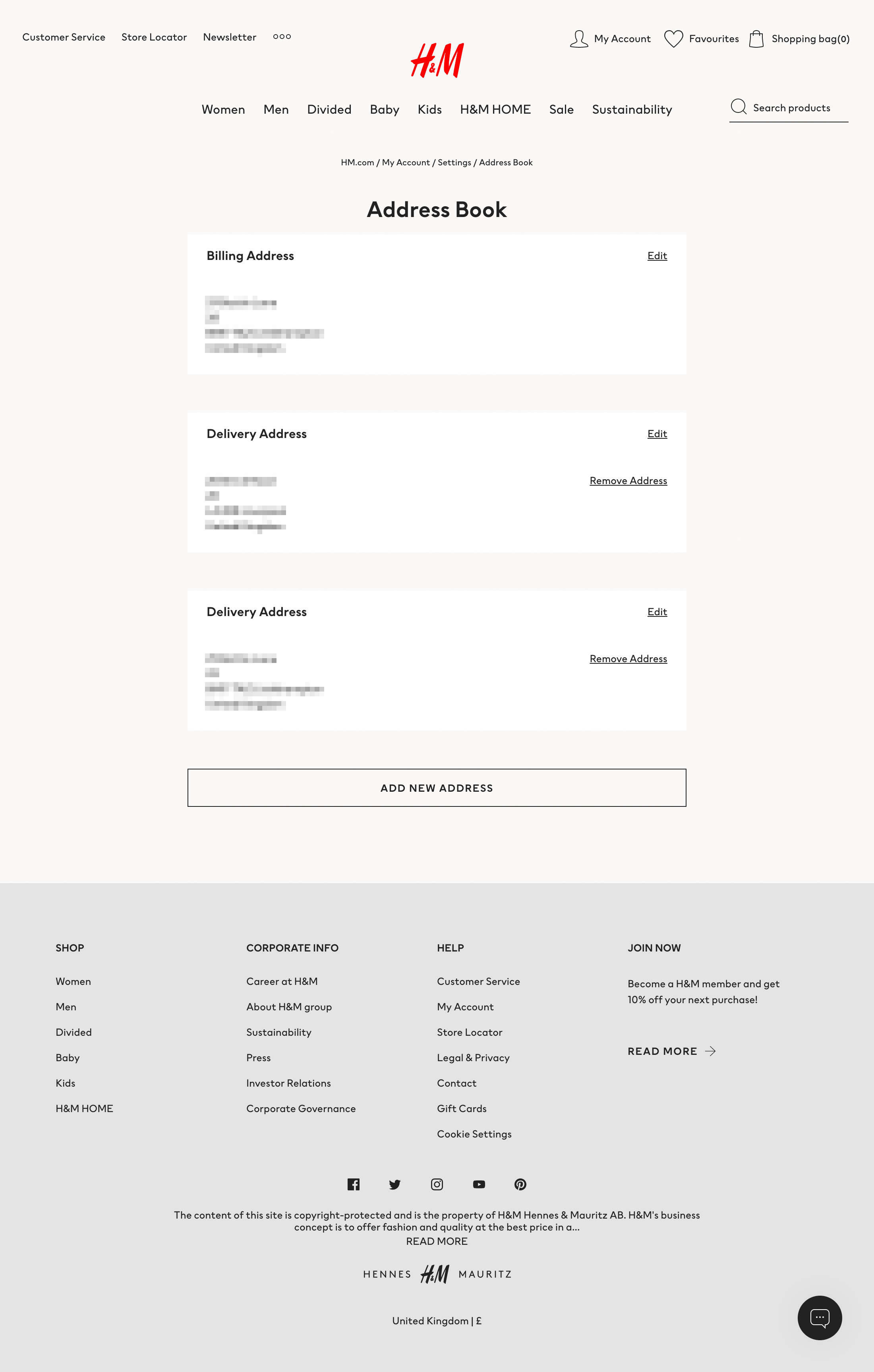 178 ‘Address Book’ Design Examples – Baymard Institute