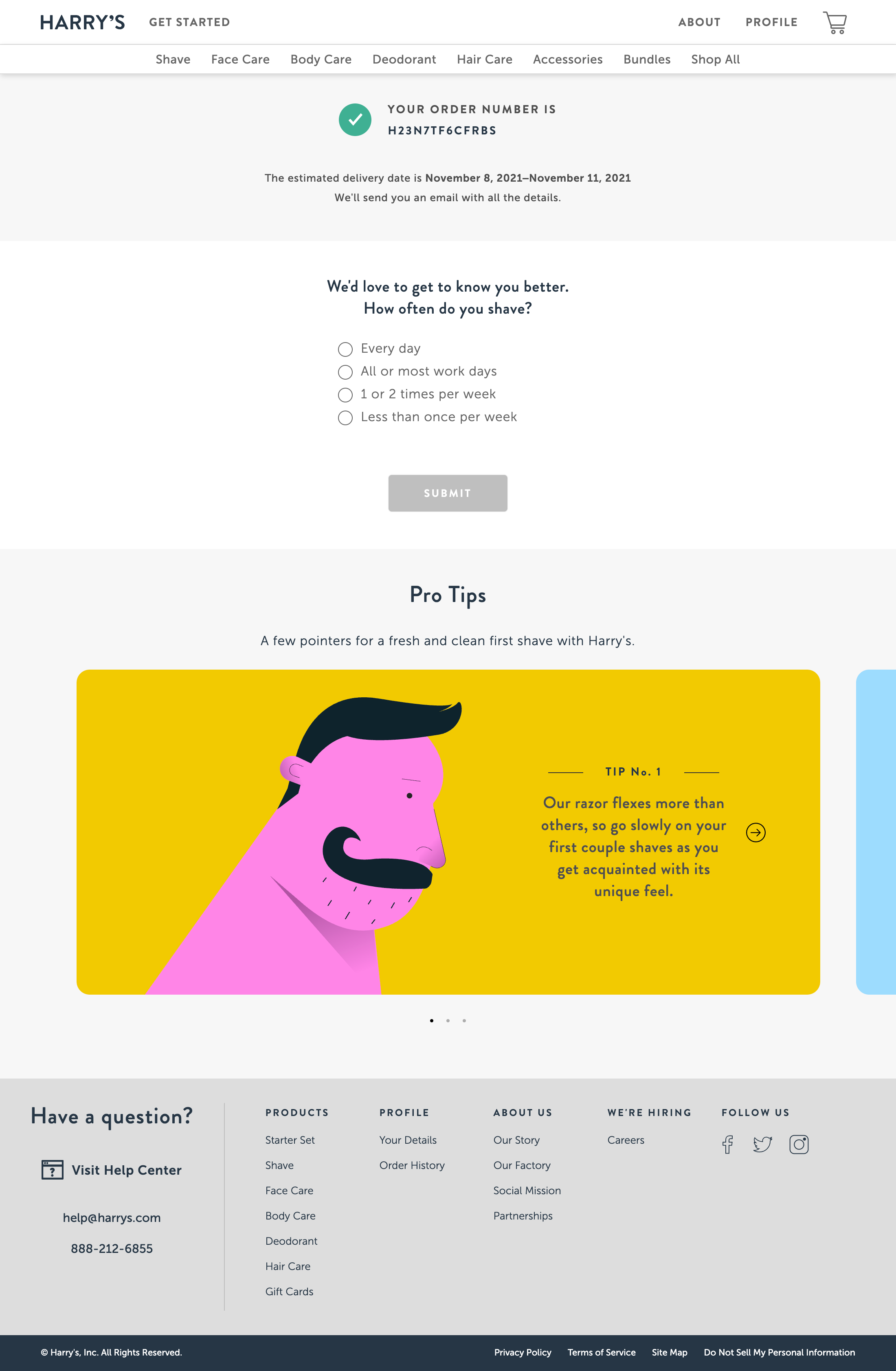 Harry’s UX Case Study – Baymard Institute