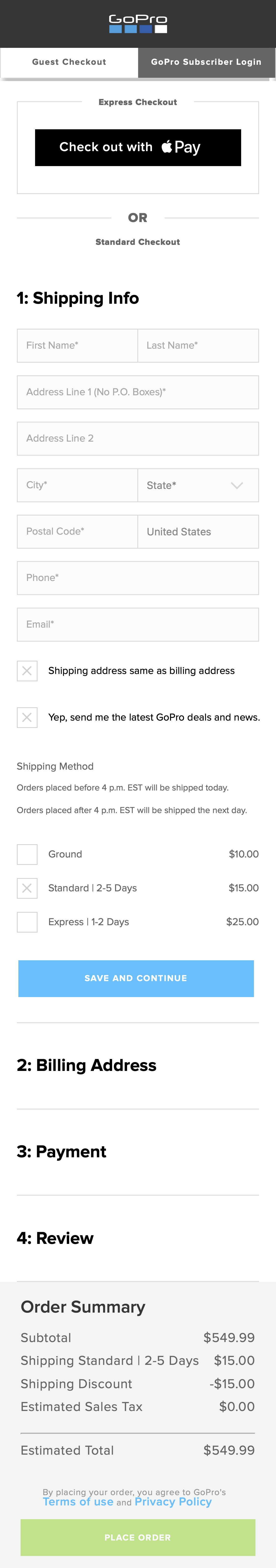482 ‘Billing Address’ Design Examples – Baymard Institute