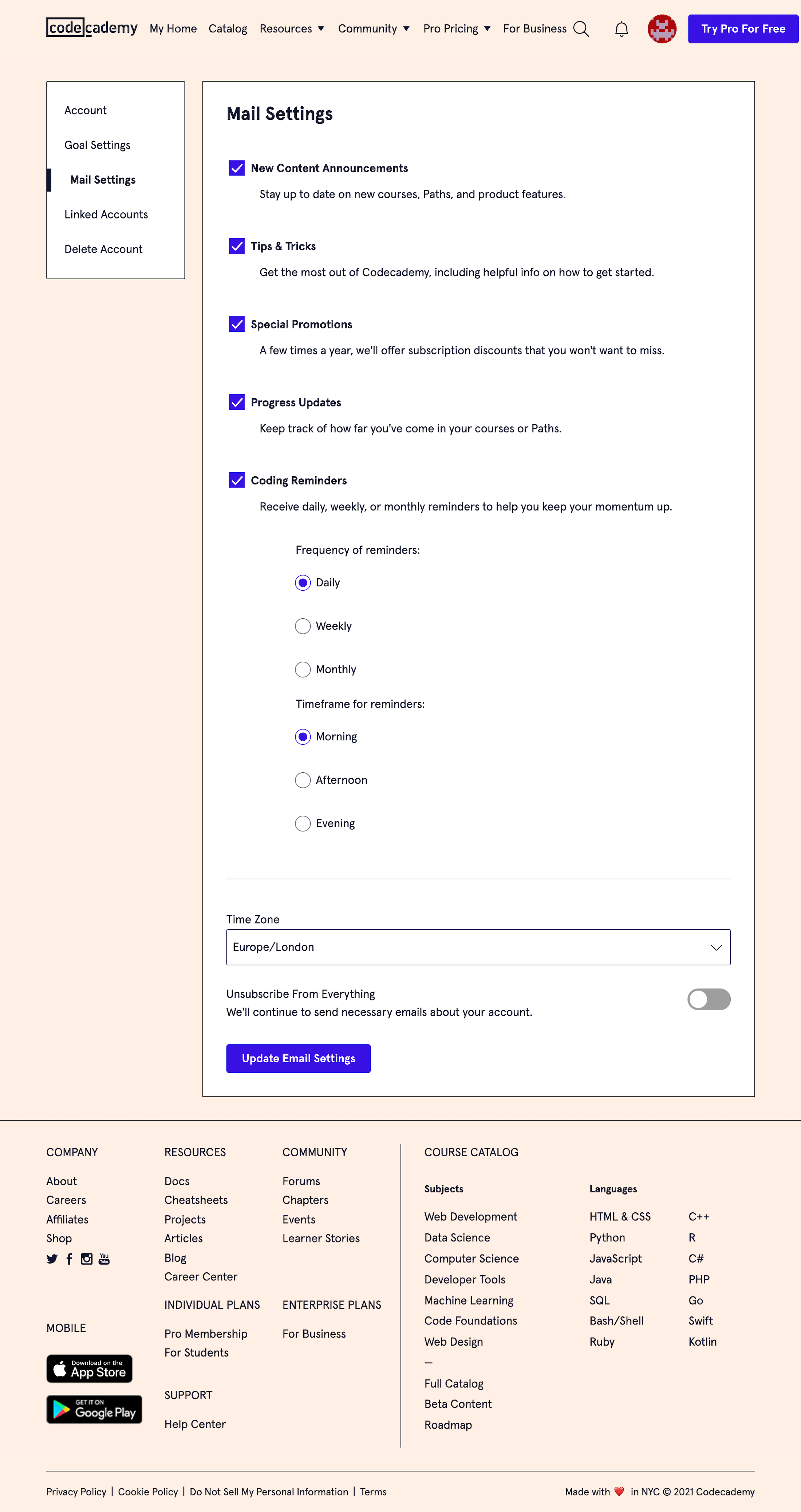 Codecademy UX Case Study – Baymard Institute